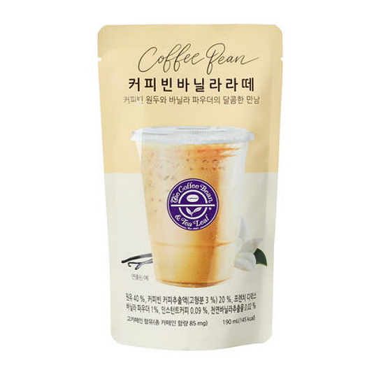 Coffee Bean Vainilla Latte (190ml) – MOAshop